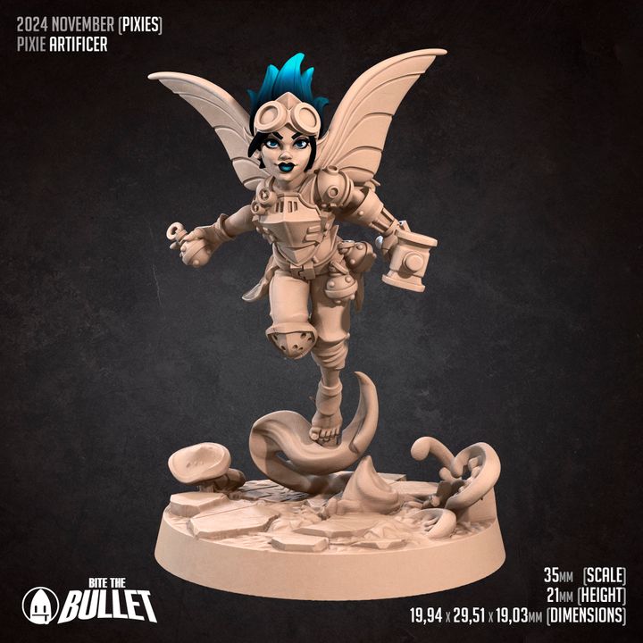 3D Printable Pixie Artificer by Bite the Bullet